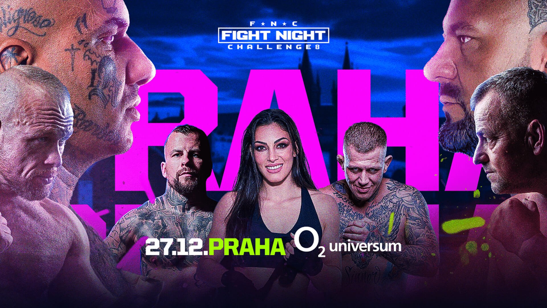 Fight Night Challenge 8 🥊kurzy, sázky, karta, zápasy + LIVE